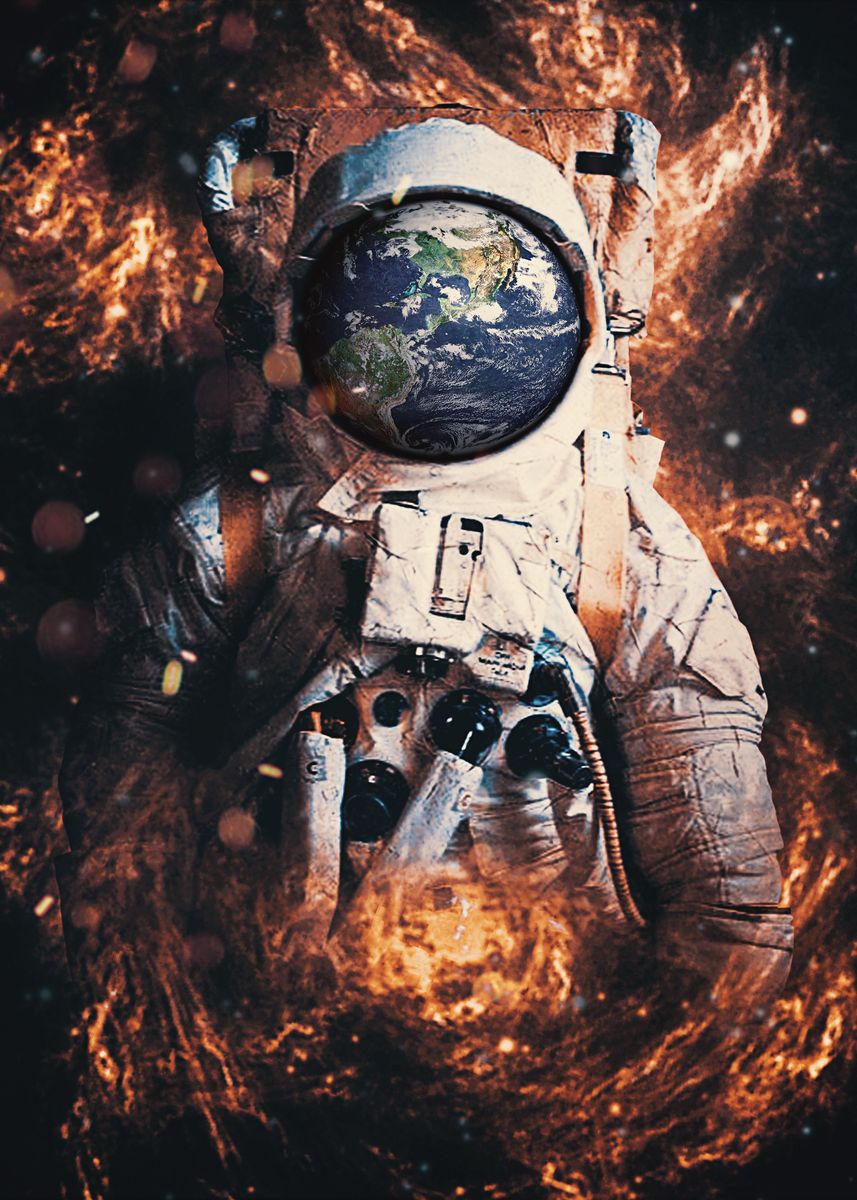 'Withstand ' Poster, picture, metal print, paint by seam less | Displate