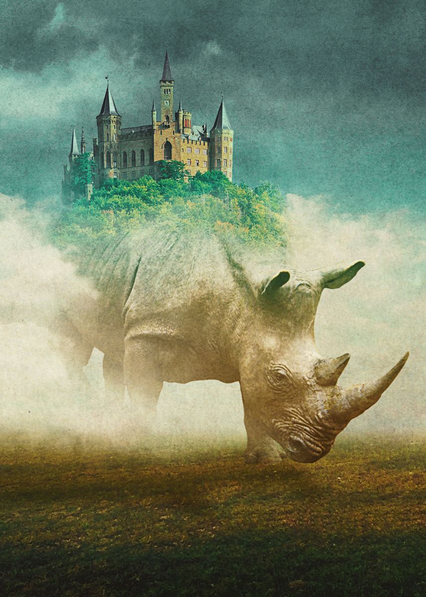 'Out The Fog ' Poster, picture, metal print, paint by seam less | Displate