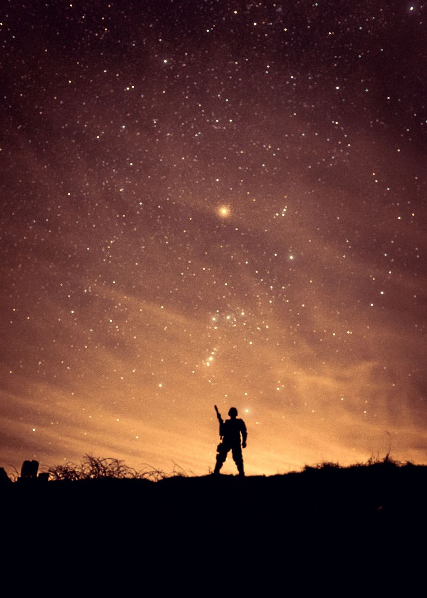 'One Man Army' Poster, picture, metal print, paint by Moritz Jendral ...