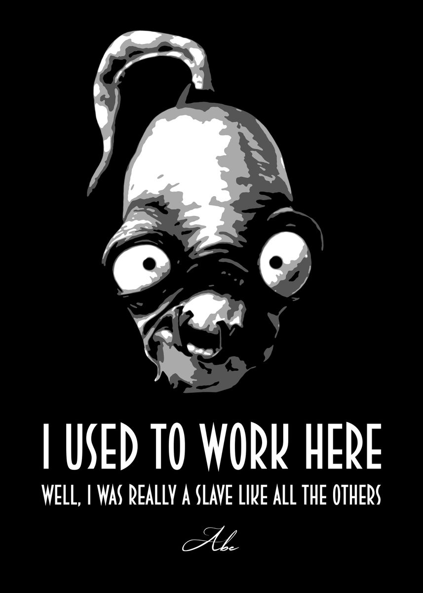 'Abe' Poster, picture, metal print, paint by BB Design | Displate