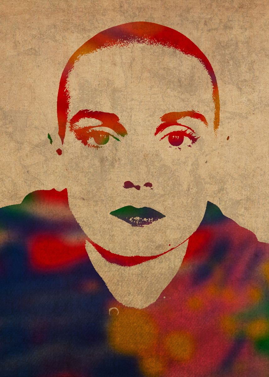 'Sinead Oconnor Watercolor Portrait' Poster by Design Turnpike | Displate