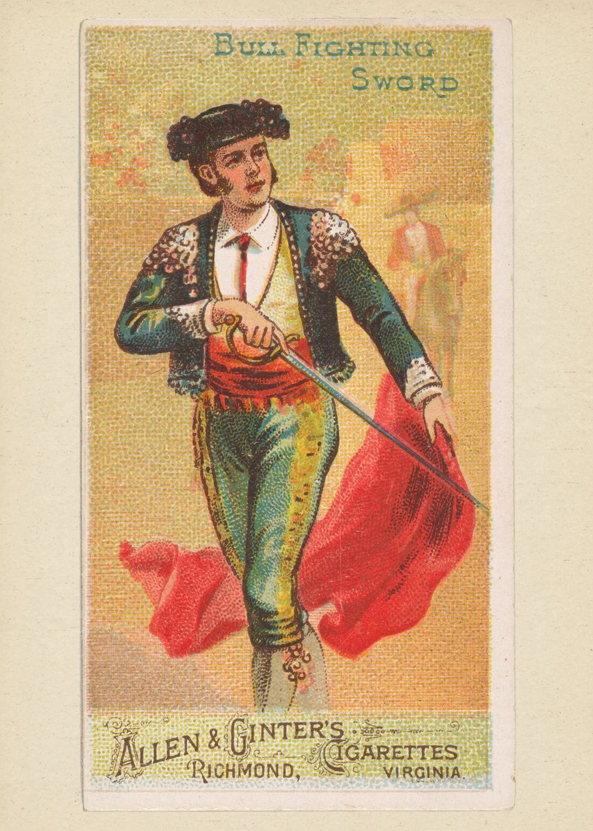 'Bull Fighting Sword' Poster, picture, metal print, paint by Fine Art ...