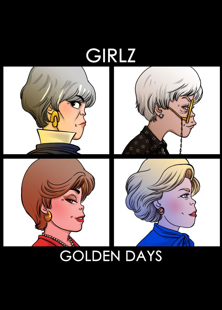 'Golden Days' Poster, picture, metal print, paint by Ursula Lopez ...
