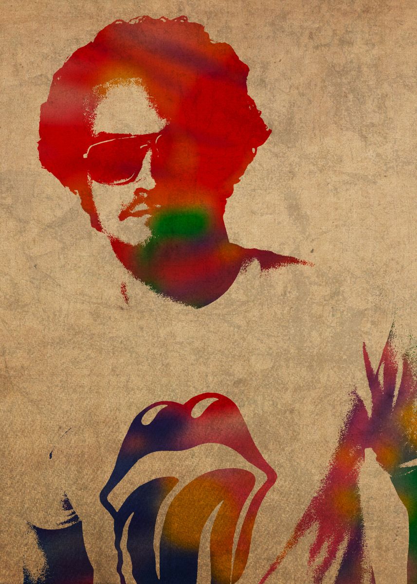 'Danny Masterson as Hyde Watercolor Portrait' Poster, picture, metal ...