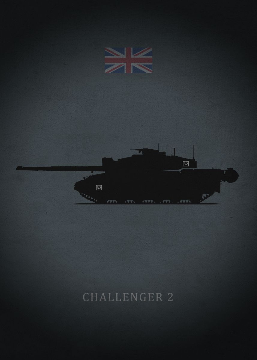'Challenger 2' Poster, picture, metal print, paint by Iwoko | Displate