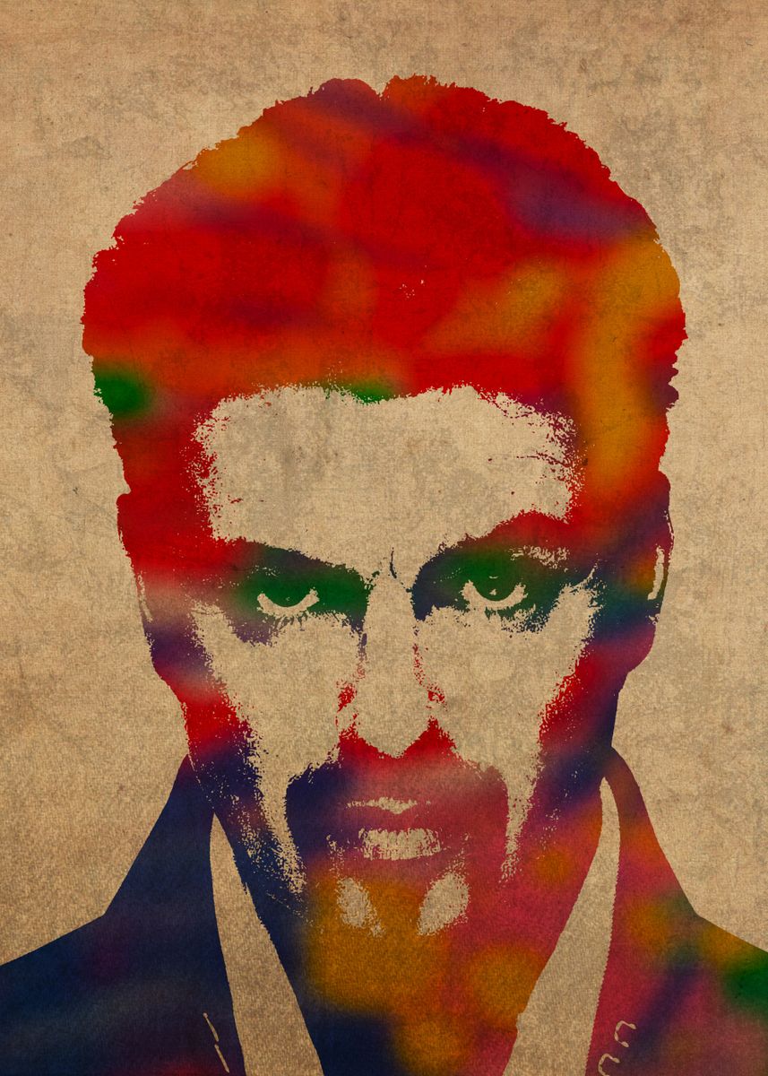 'George Michael Watercolor Portrait' Poster, picture, metal print ...