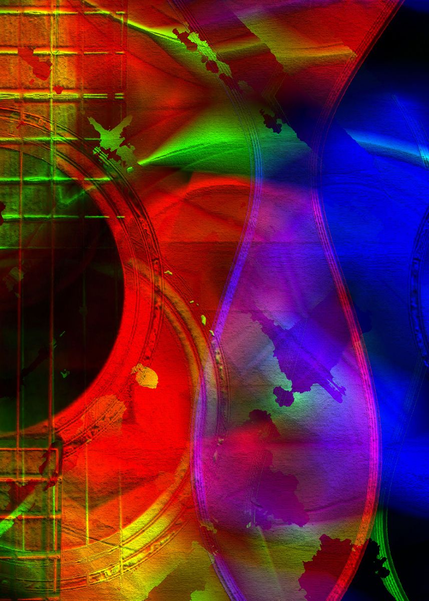 'Alien Strings' Poster by Eric Rasmussen | Displate