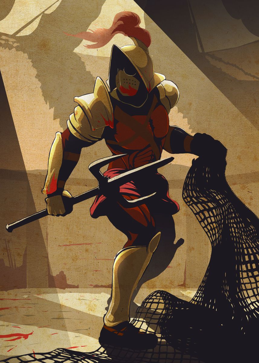 'The Gladiator' Poster, picture, metal print, paint by Eden Design ...