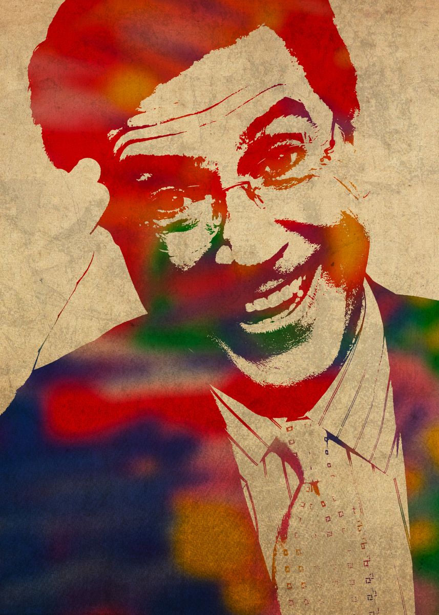 'Stephen Colbert Watercolor Portrait' Poster by Design Turnpike | Displate