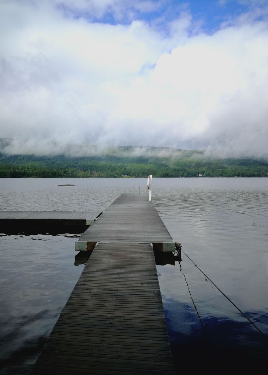 'A cloudy day in Norway' Poster, picture, metal print, paint by Rick ...