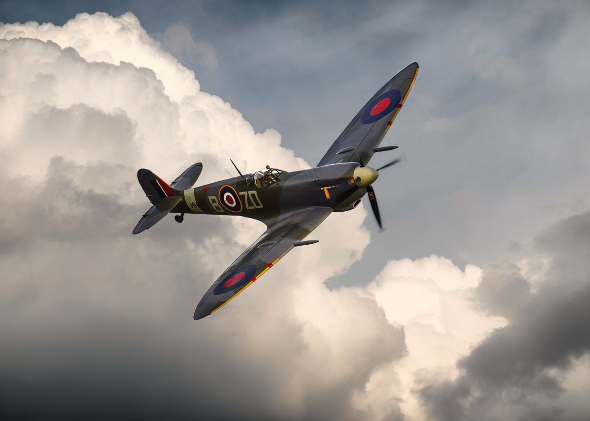 'The most famous of them all Spitfire MH434' Poster by Airpower Art ...