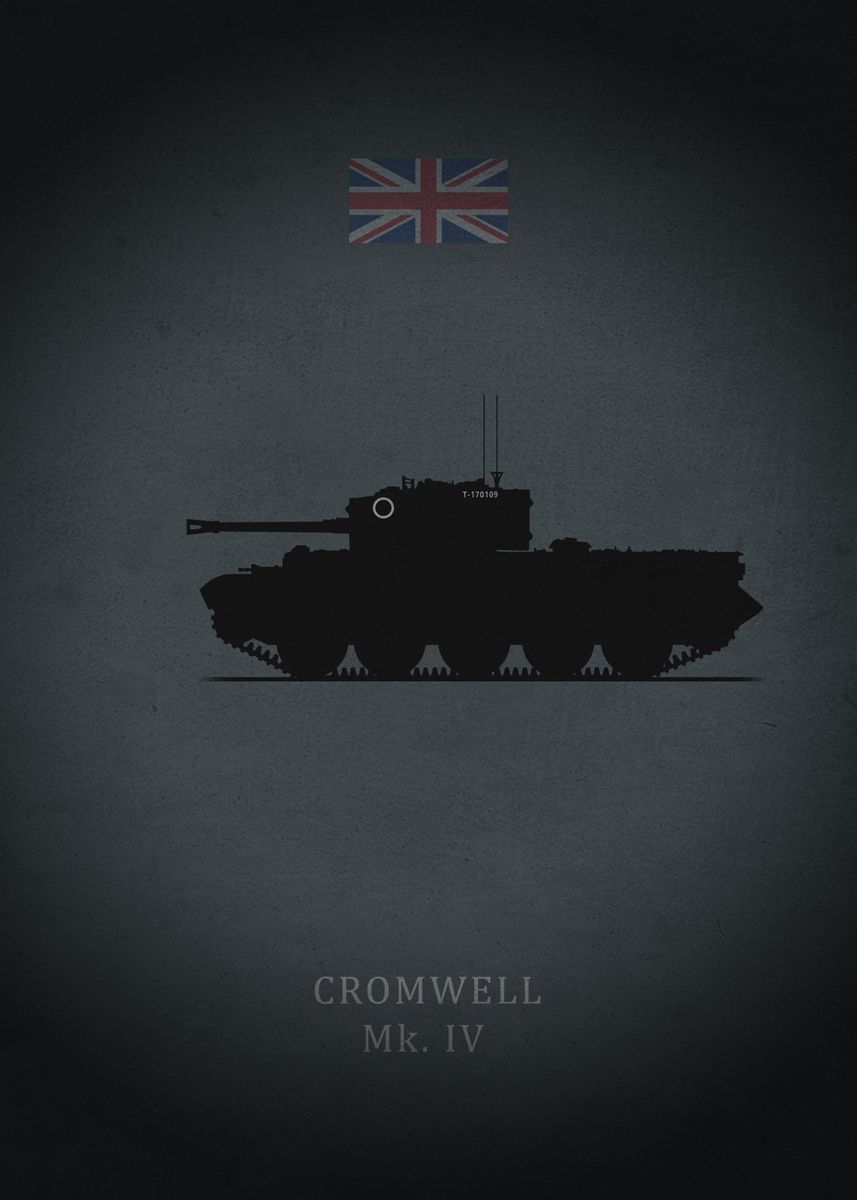 'Cromwell Mk. IV' Poster, picture, metal print, paint by Iwoko | Displate