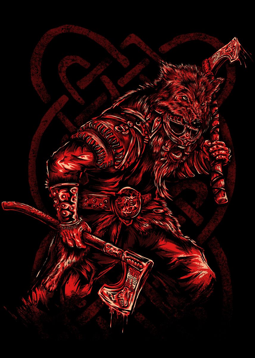 Viking Berserkers Art