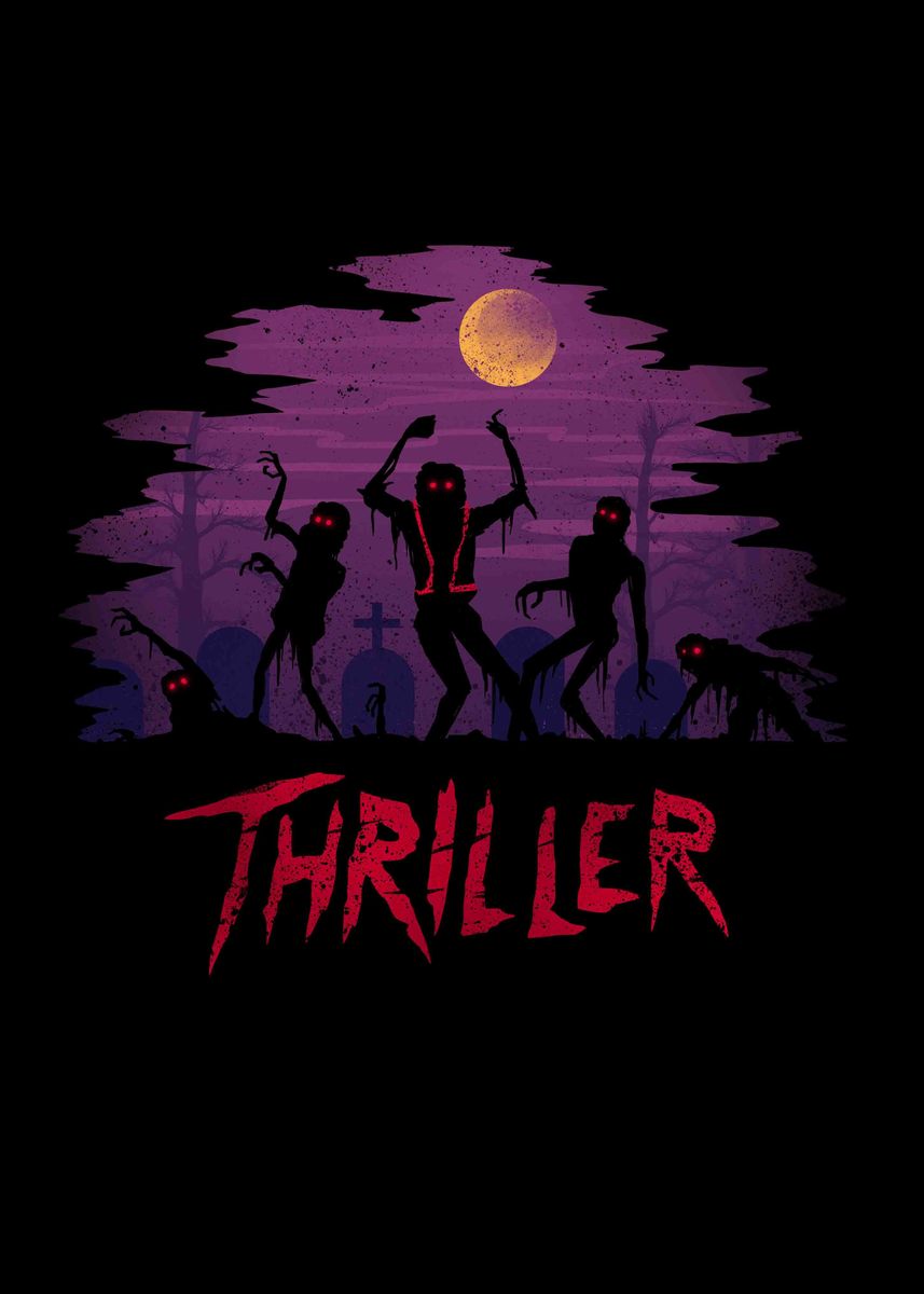 'Thriller' Poster, picture, metal print, paint by vp trinidad | Displate