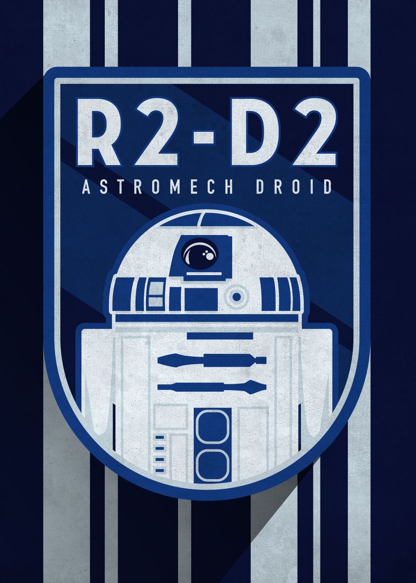'R2-D2' Poster, picture, metal print, paint by Star Wars | Displate