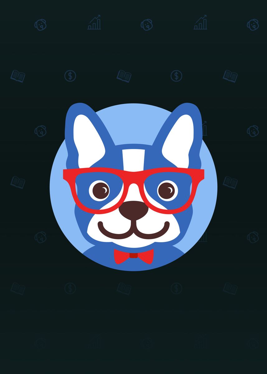 'Fido' Poster, picture, metal print, paint by Dave Chesson | Displate