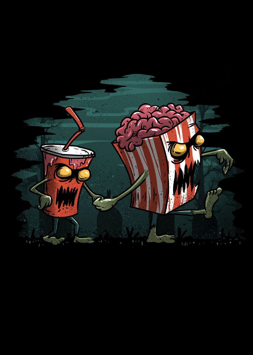 'Horror Movie Essentials' Poster, picture, metal print, paint by vp ...