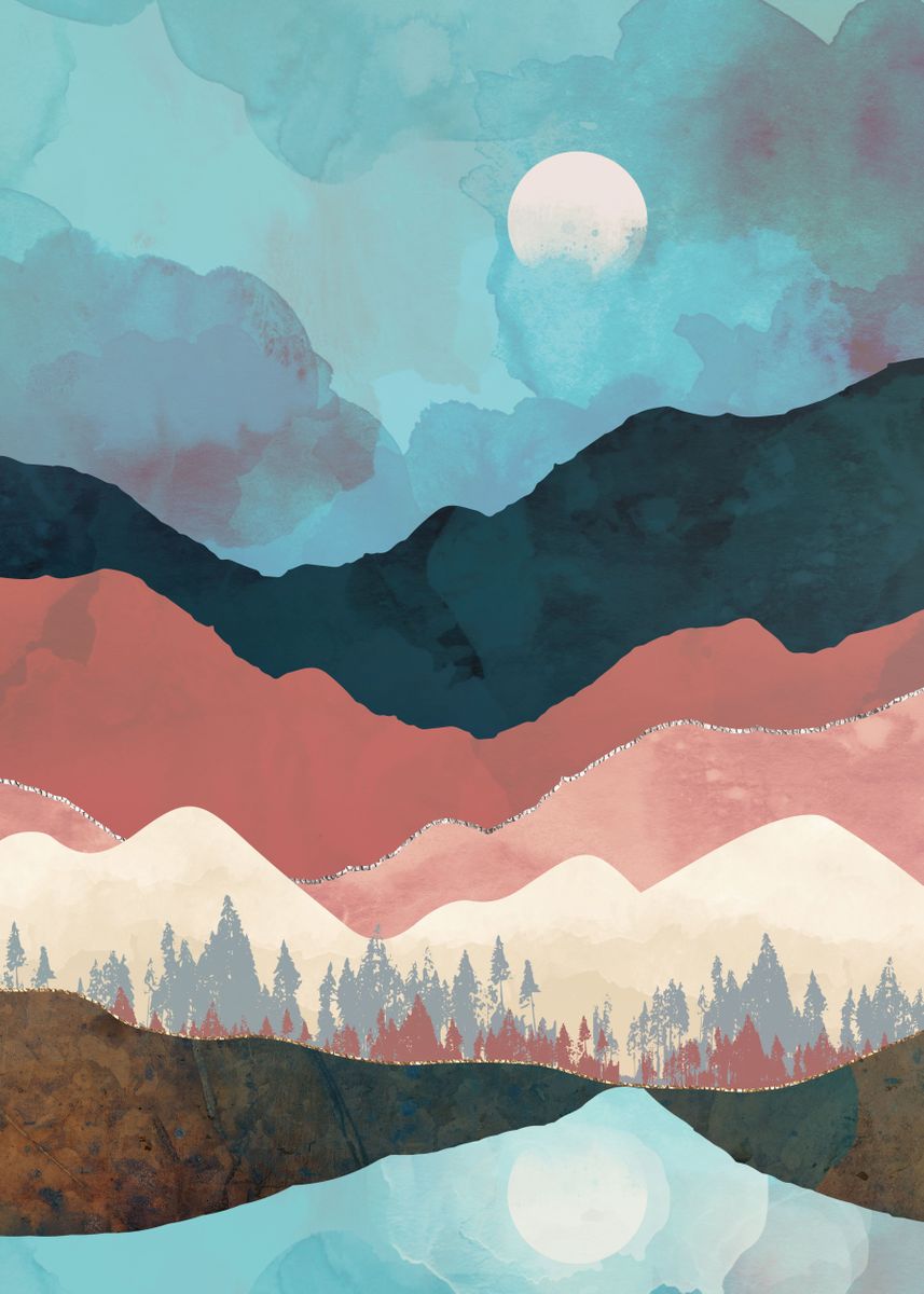 'Fall Transition' Poster, picture, metal print, paint by SpaceFrog ...