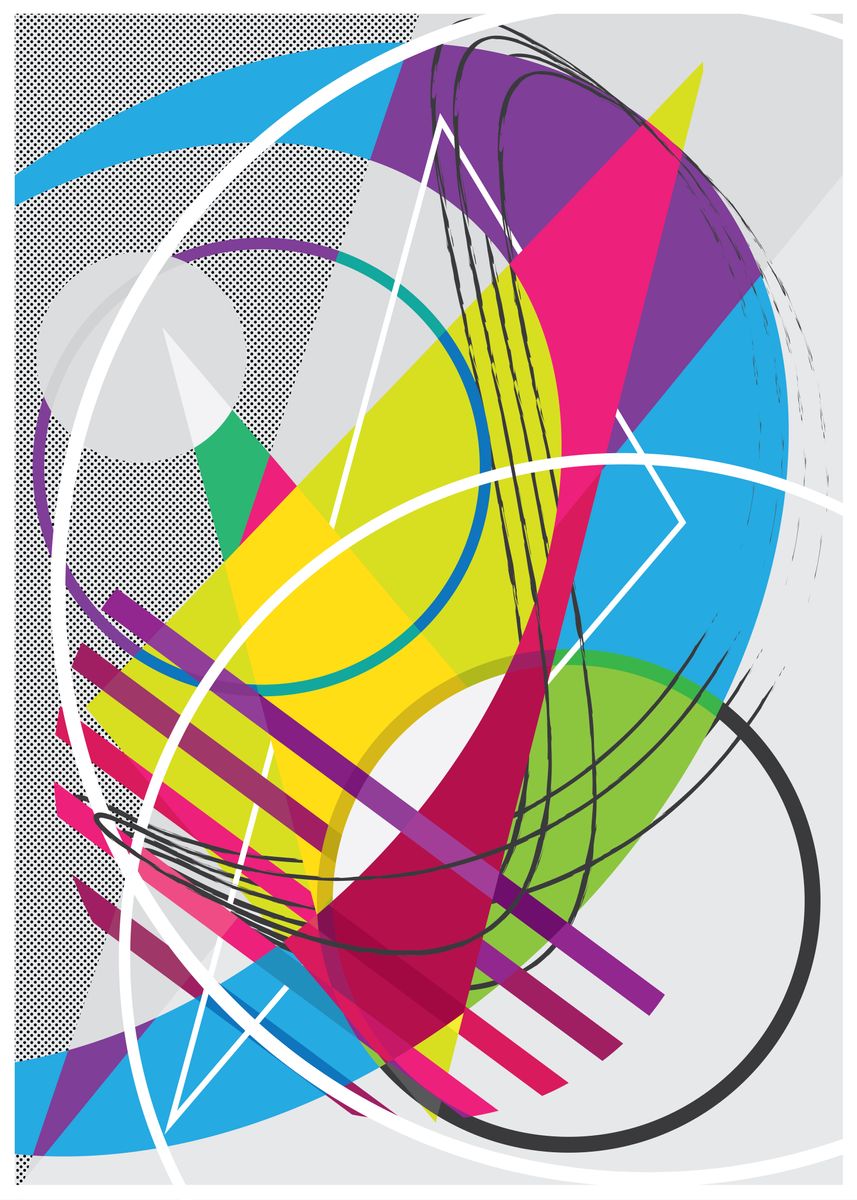 'per aspera ad abstract' Poster, picture, metal print, paint by Simone ...