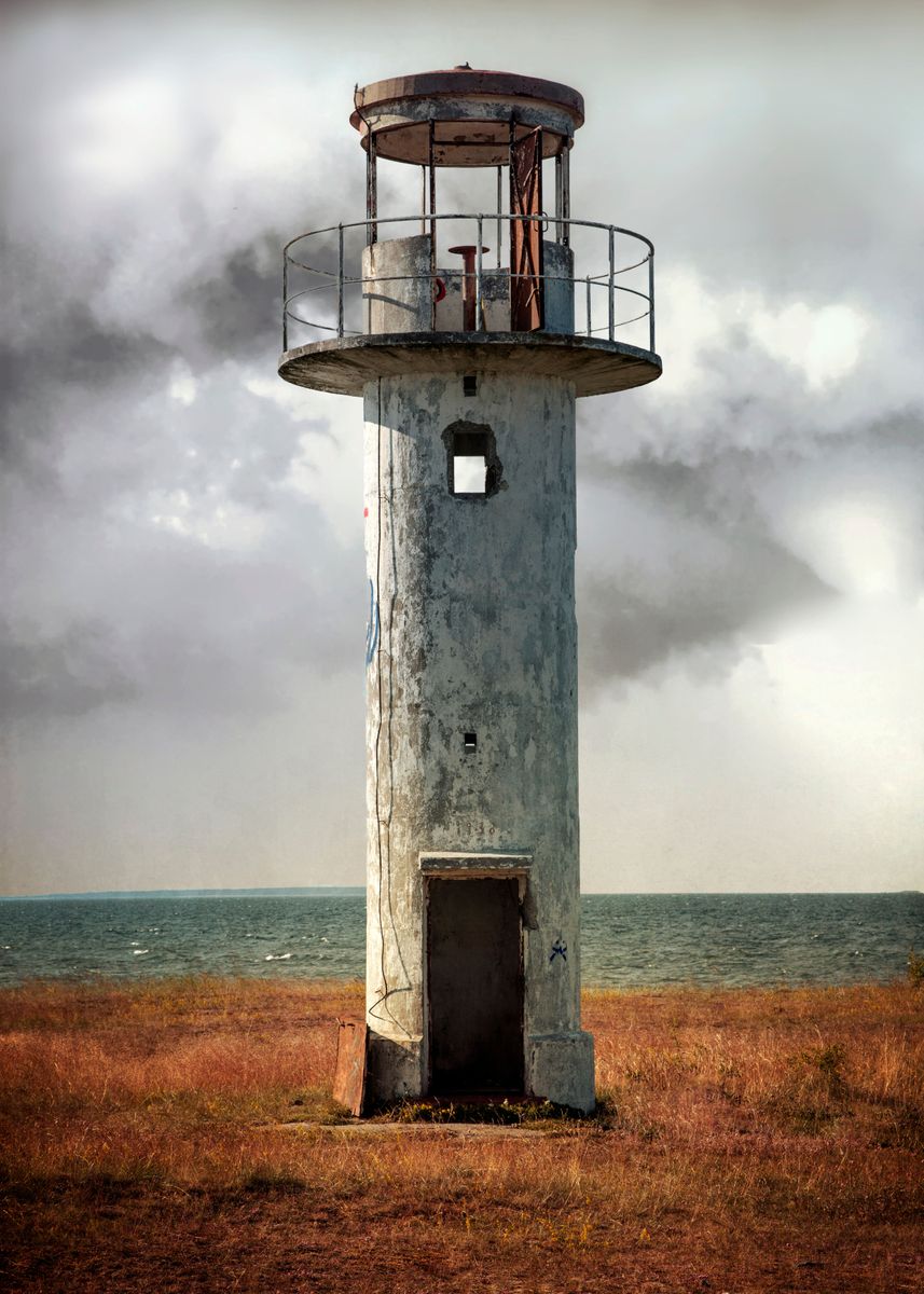 'Forgotten lighthouse' Poster, picture, metal print, paint by Jaroslaw ...