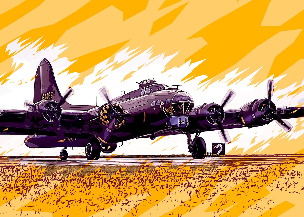 'B-17 Flying Fortress' Poster by Airpower Art | Displate