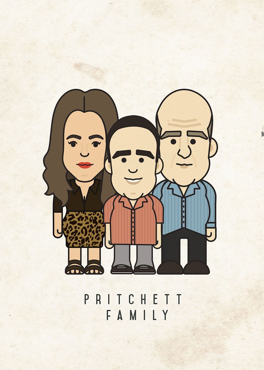 'Pritchett Family - Modern Family' Poster, picture, metal print, paint ...