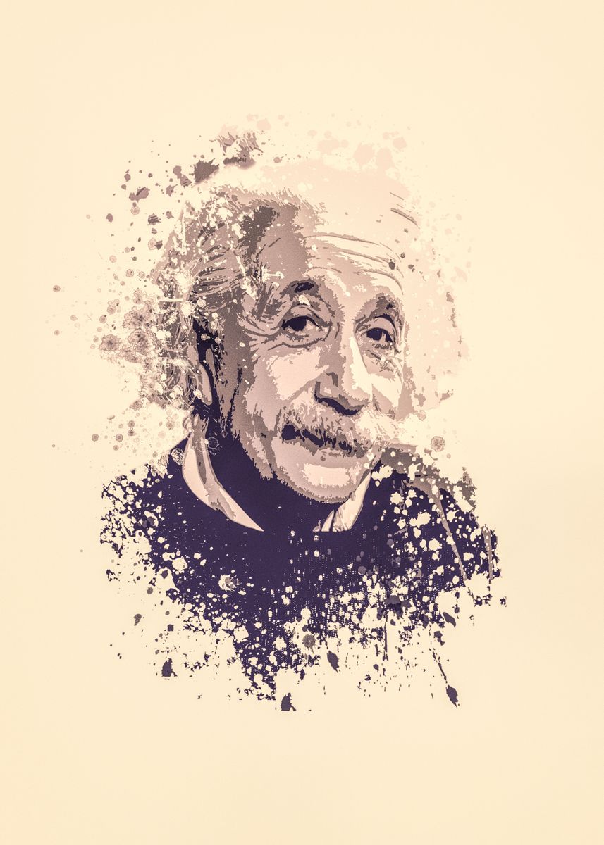 'Albert Einstein ' Poster by VOODOO PRODUCTION | Displate