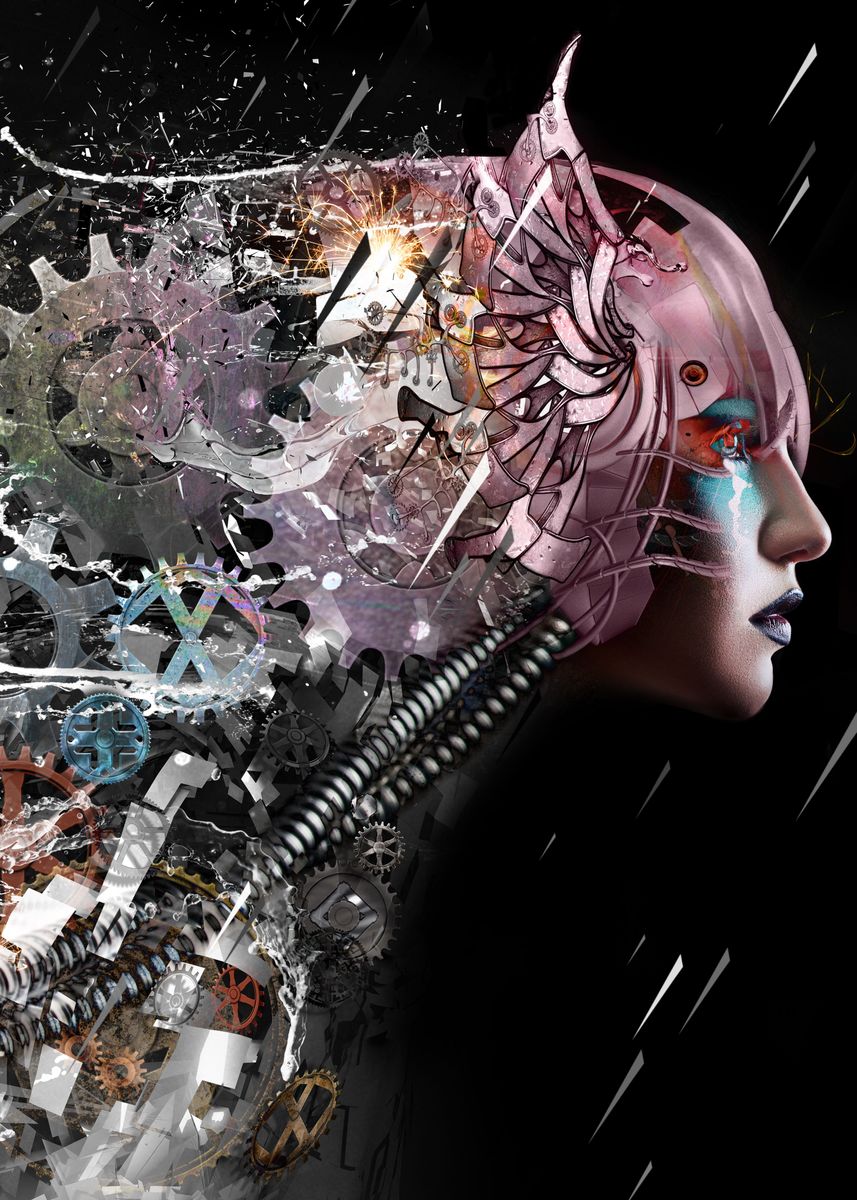 'ValKyrie' Poster, picture, metal print, paint by Randy Monteith | Displate