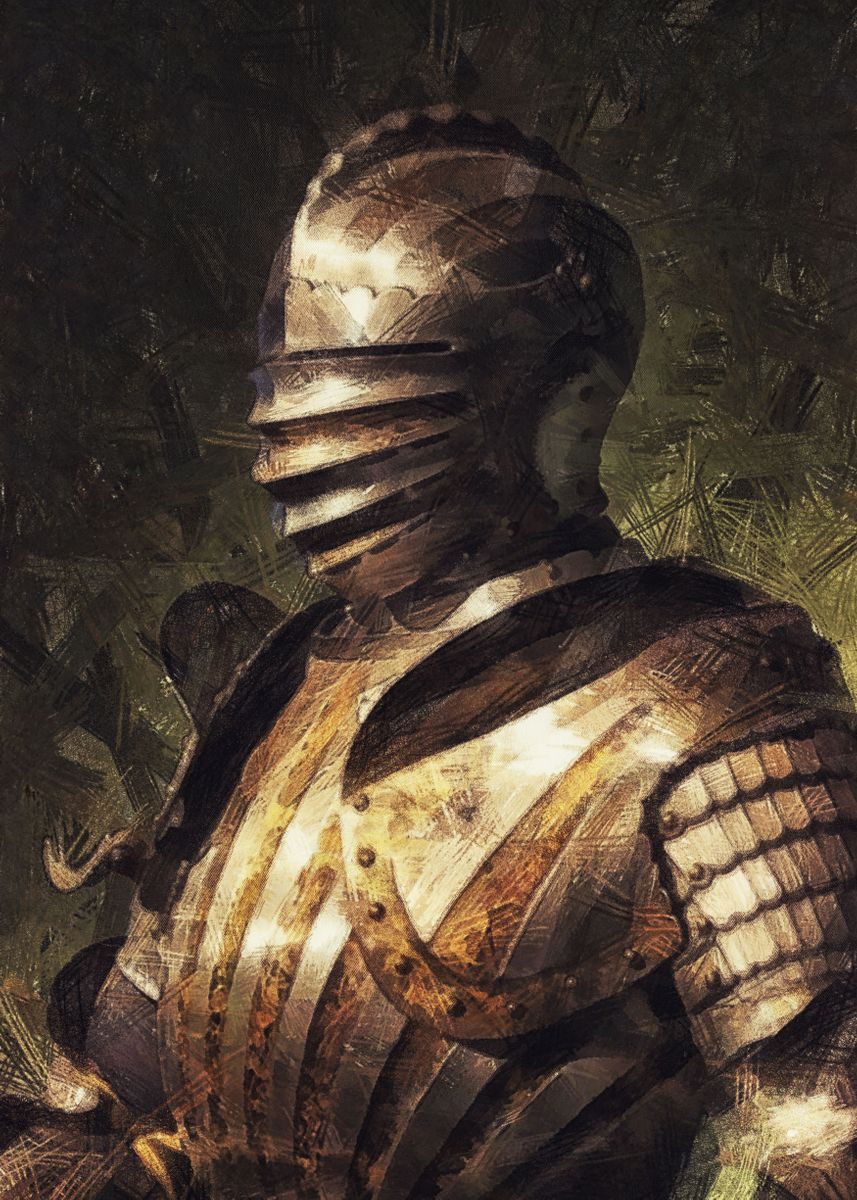 'Armor 2' Poster, picture, metal print, paint by Haris Jamal | Displate