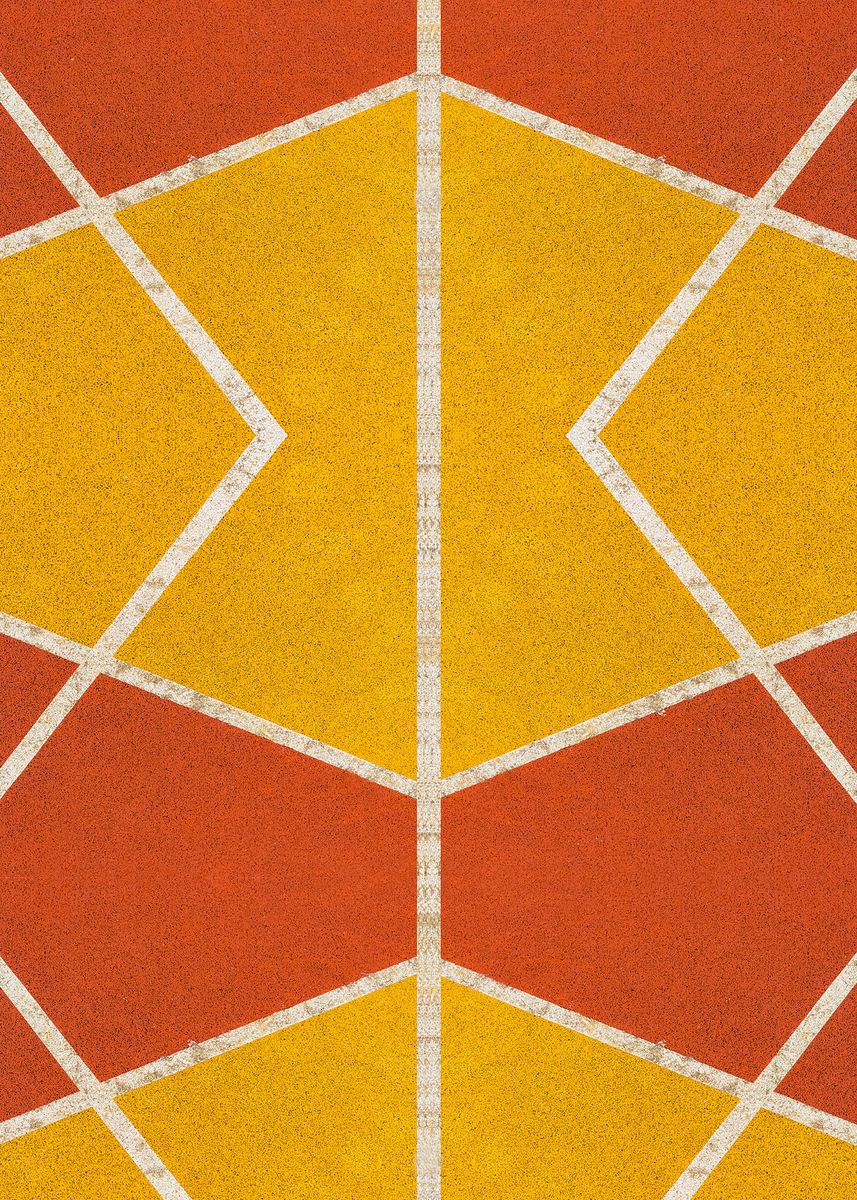 'Geometric color shapes' Poster, picture, metal print, paint by Rui ...