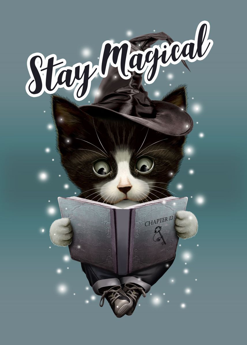 'STAY MAGICAL' Poster, picture, metal print, paint by Adam Lawless ...