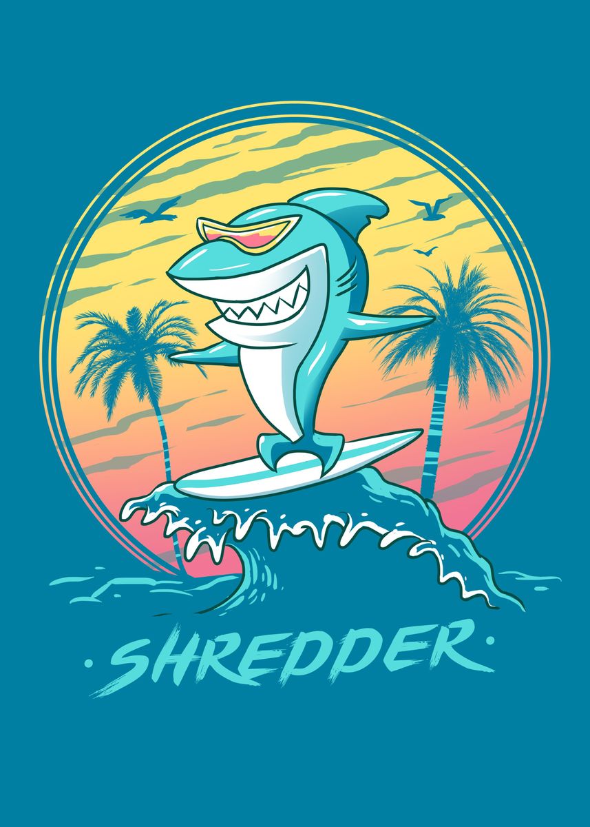 'Shredder' Poster, picture, metal print, paint by vp trinidad | Displate