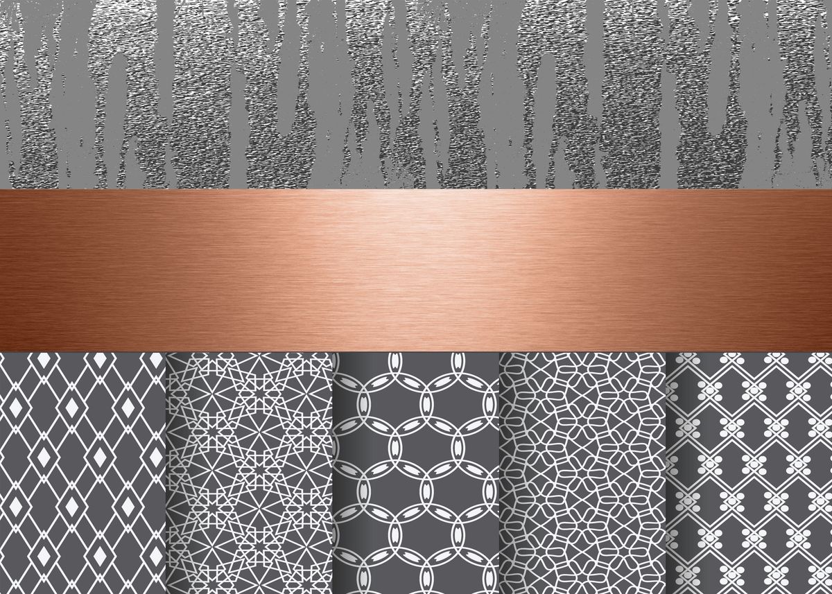 'silver and bronze ' Poster by chrissie Judge | Displate