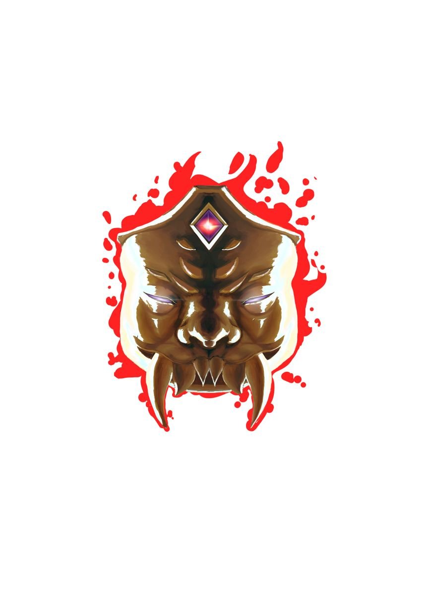 'The Third Eye Mask' Poster, picture, metal print, paint by Igzell Isha ...