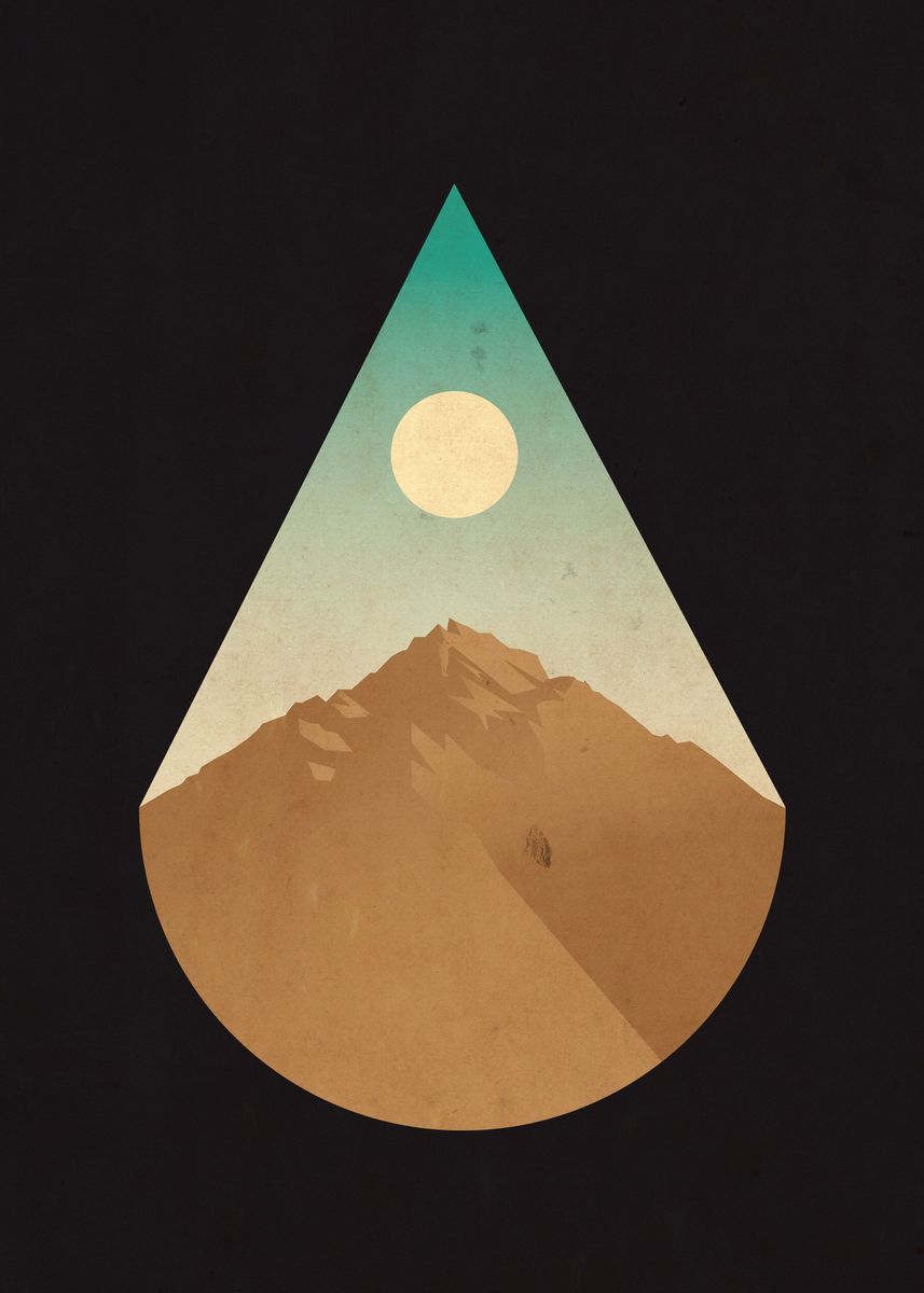 'calm nature' Poster, picture, metal print, paint by venus imagination ...