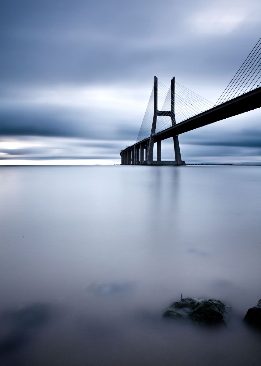 'Feeling blue' Poster, picture, metal print, paint by ...