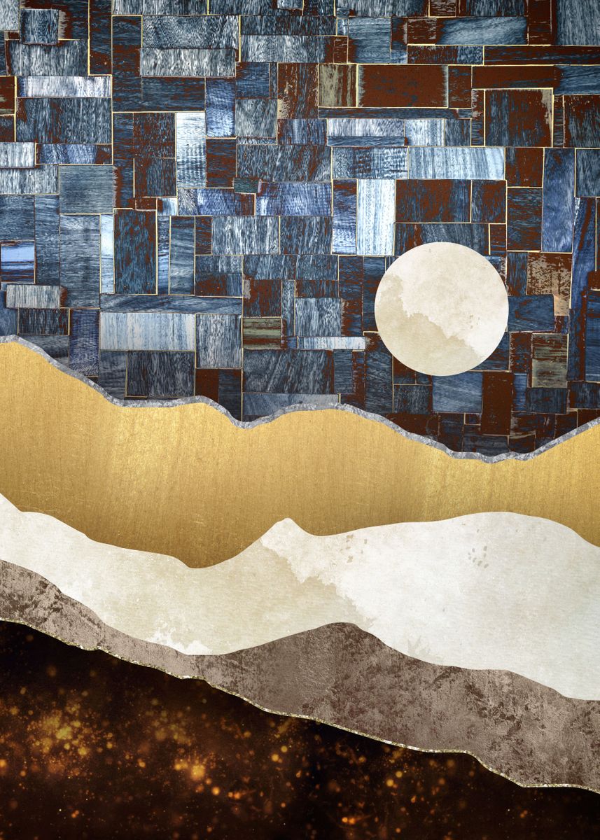 'Copper Ground' Poster, picture, metal print, paint by SpaceFrog ...