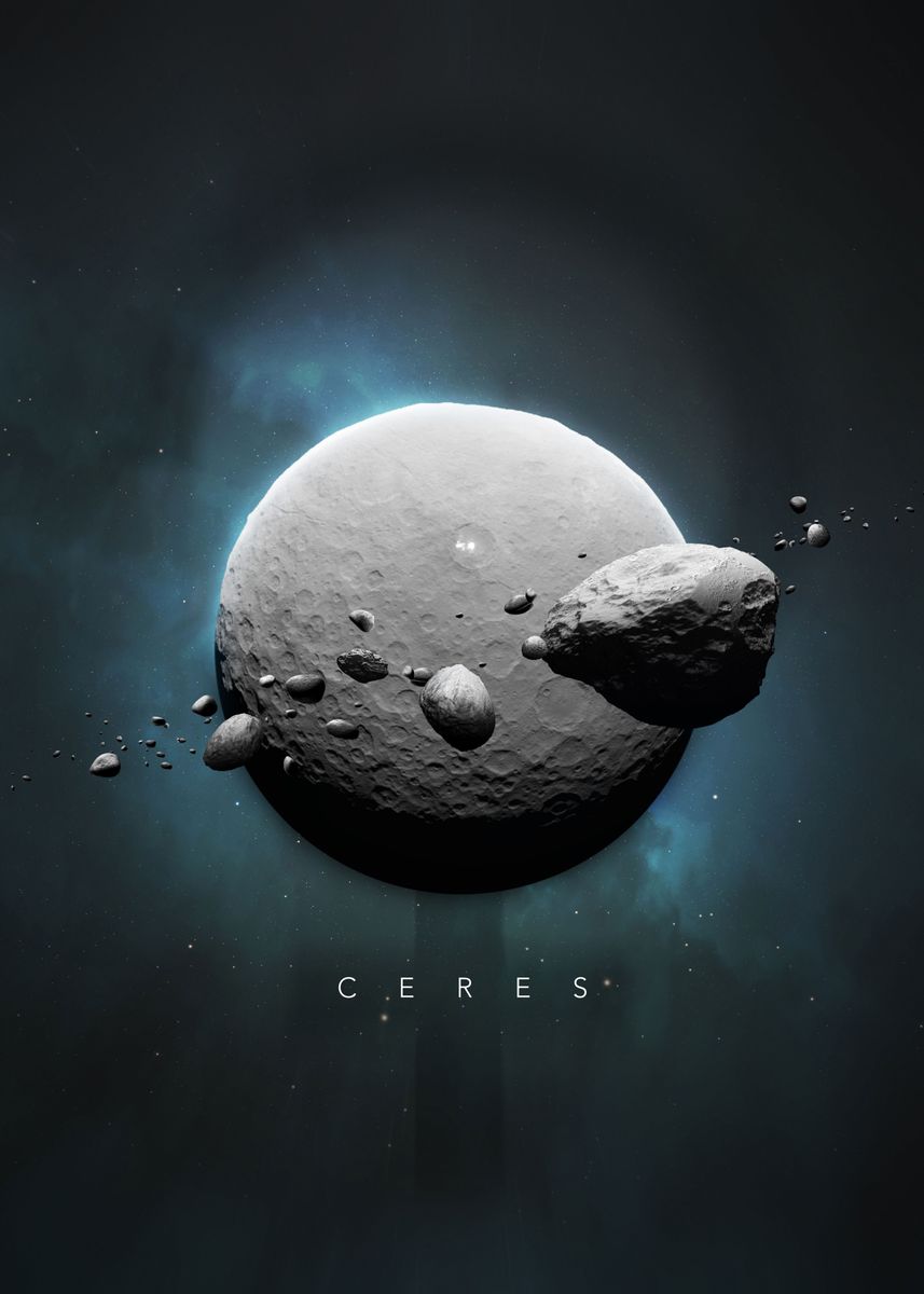 'A Portrait of the Solar System: Ceres' Poster, picture, metal print ...