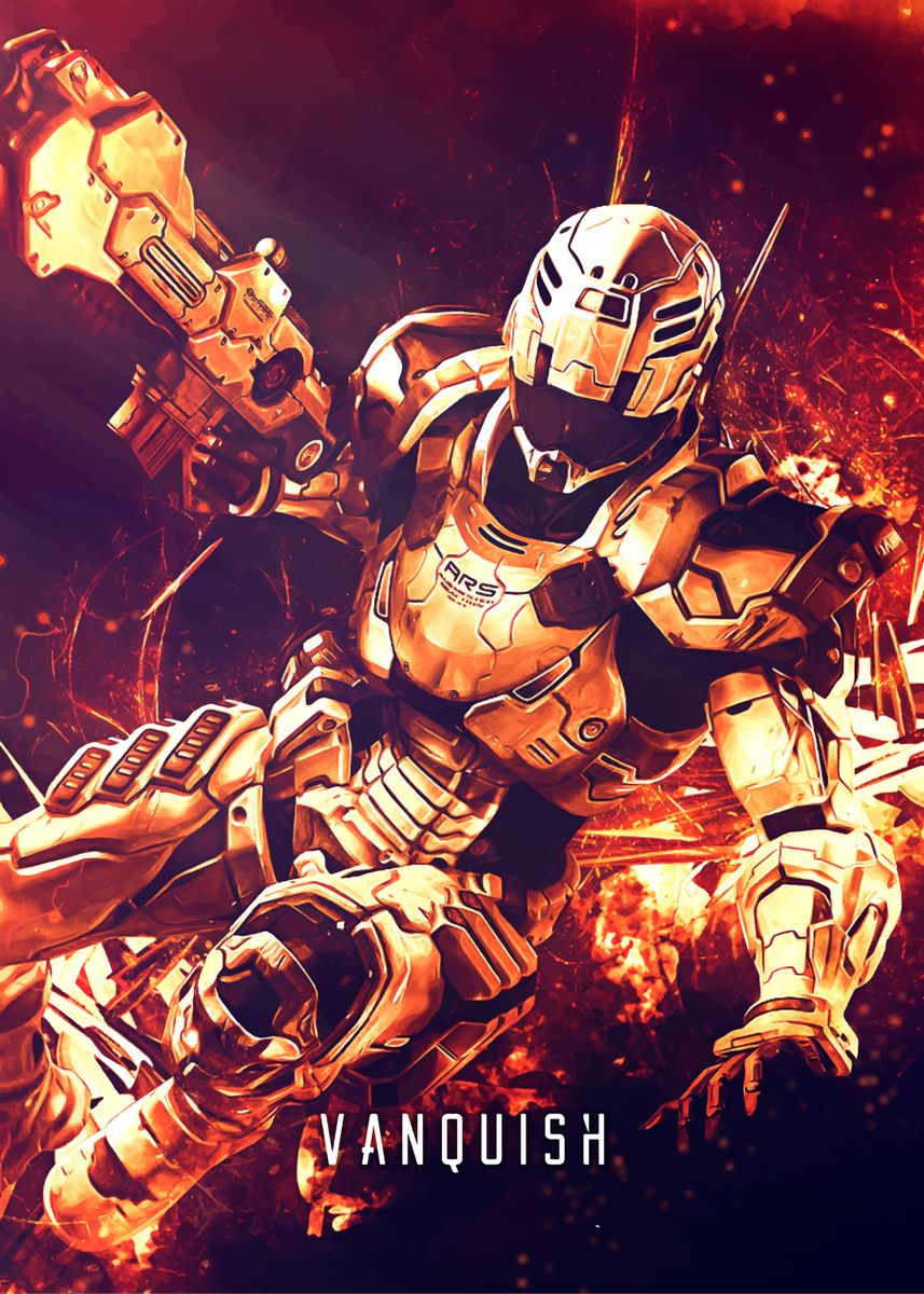 'Vanquish Sam ARS' Poster, picture, metal print, paint by SyanArt ...