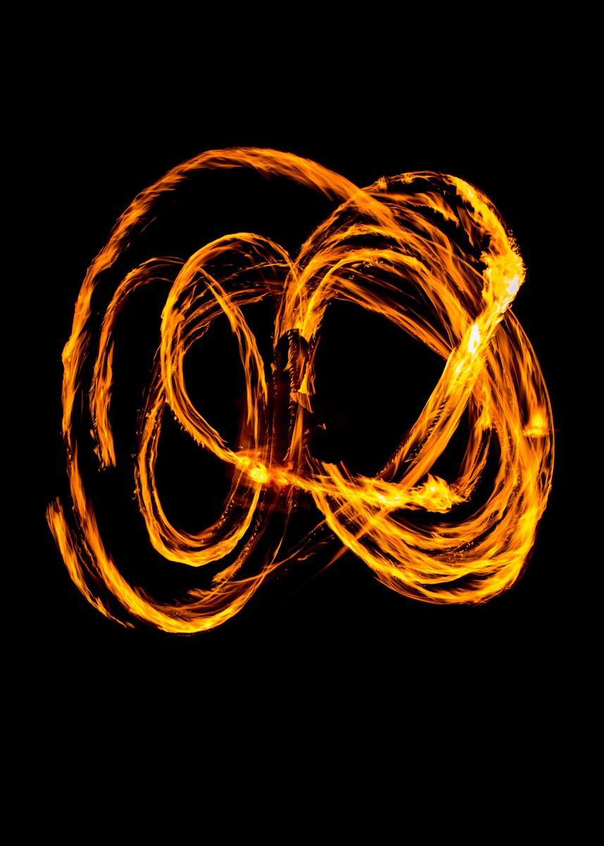 'Fire Storm' Poster by Raphaël Cottier | Displate