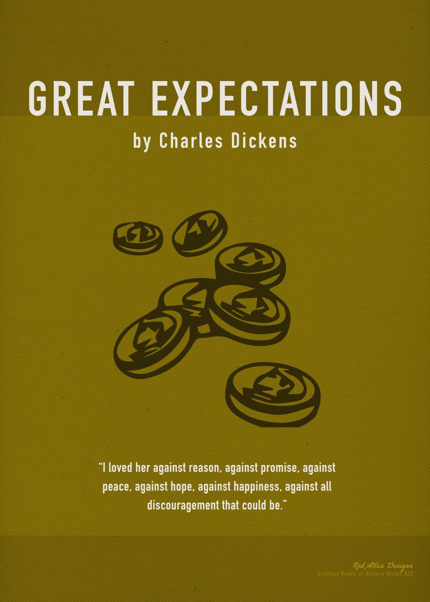 'Great Expectations Greatest Books Series 023' Poster, picture, metal ...