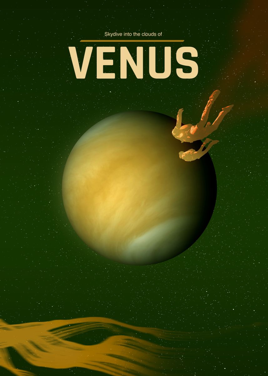 'Venus' Poster, picture, metal print, paint by Mr Jackpots | Displate