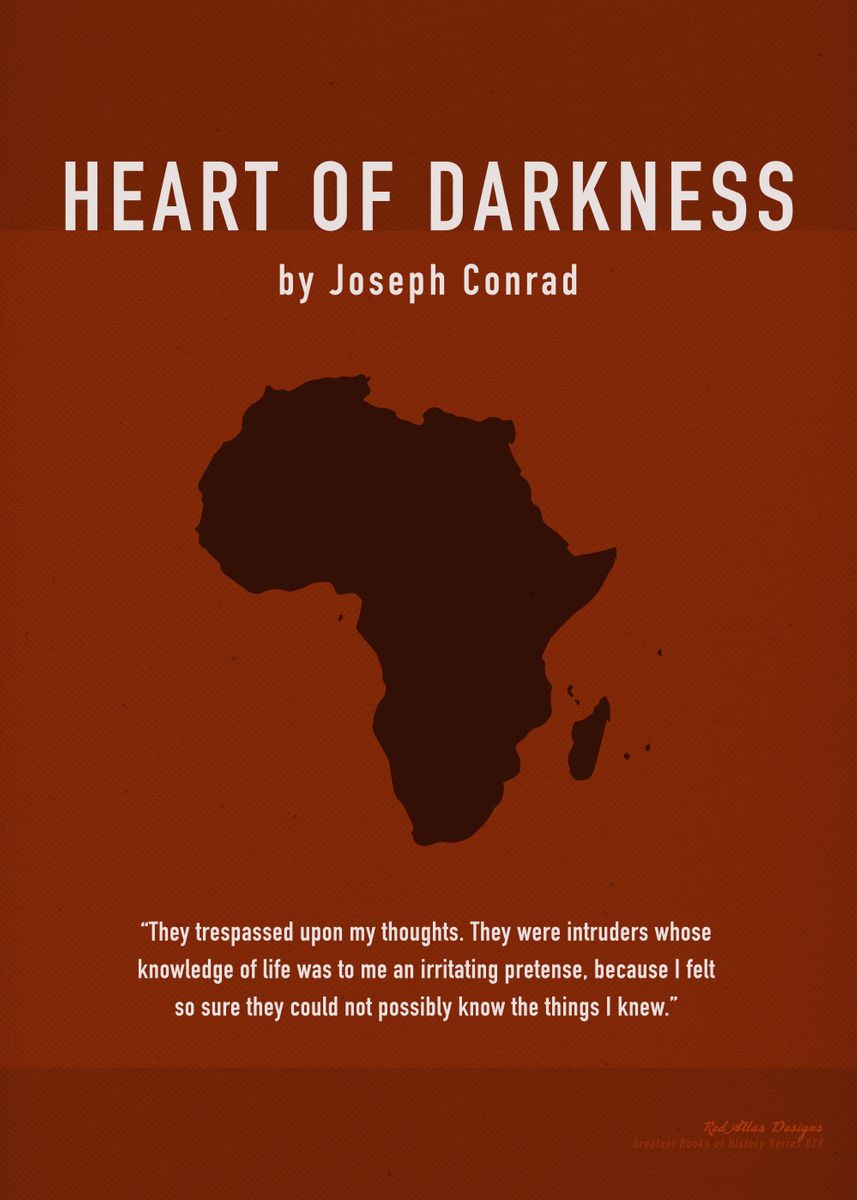 'Heart of Darkness Greatest Books Series 029' Poster, picture, metal ...