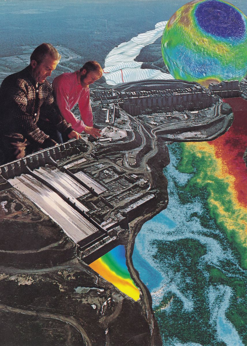 'Acid House [collage]' Poster, picture, metal print, paint by Lerson ...