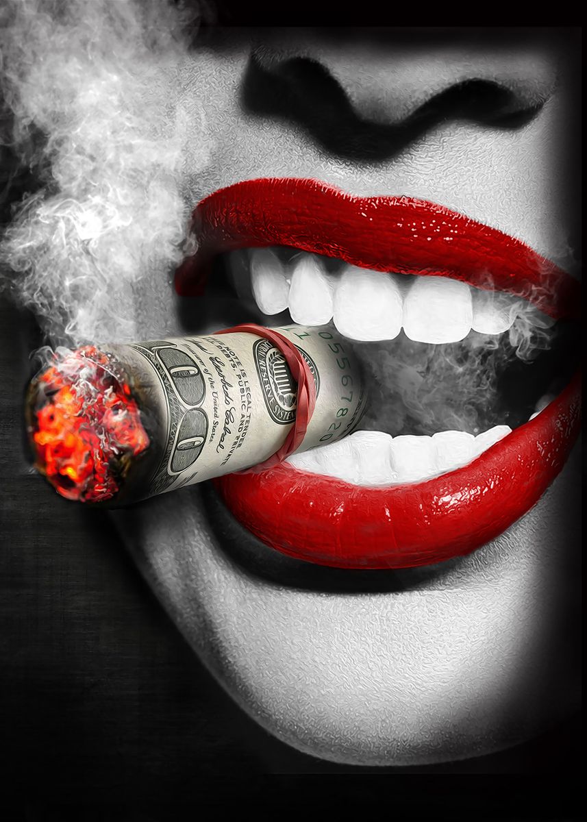'Money To Burn' Poster, picture, metal print, paint by David Drake ...