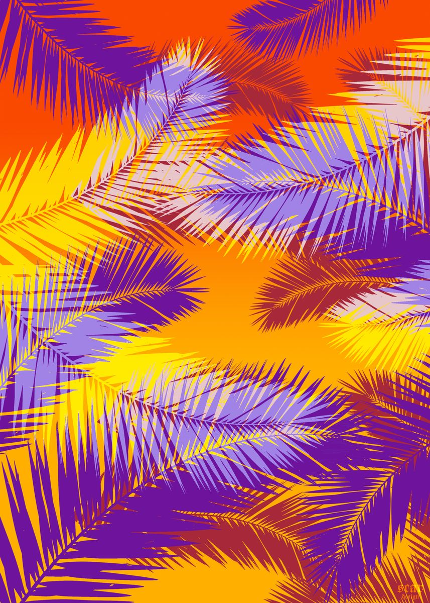 'Tropical' Poster by Scar Design | Displate