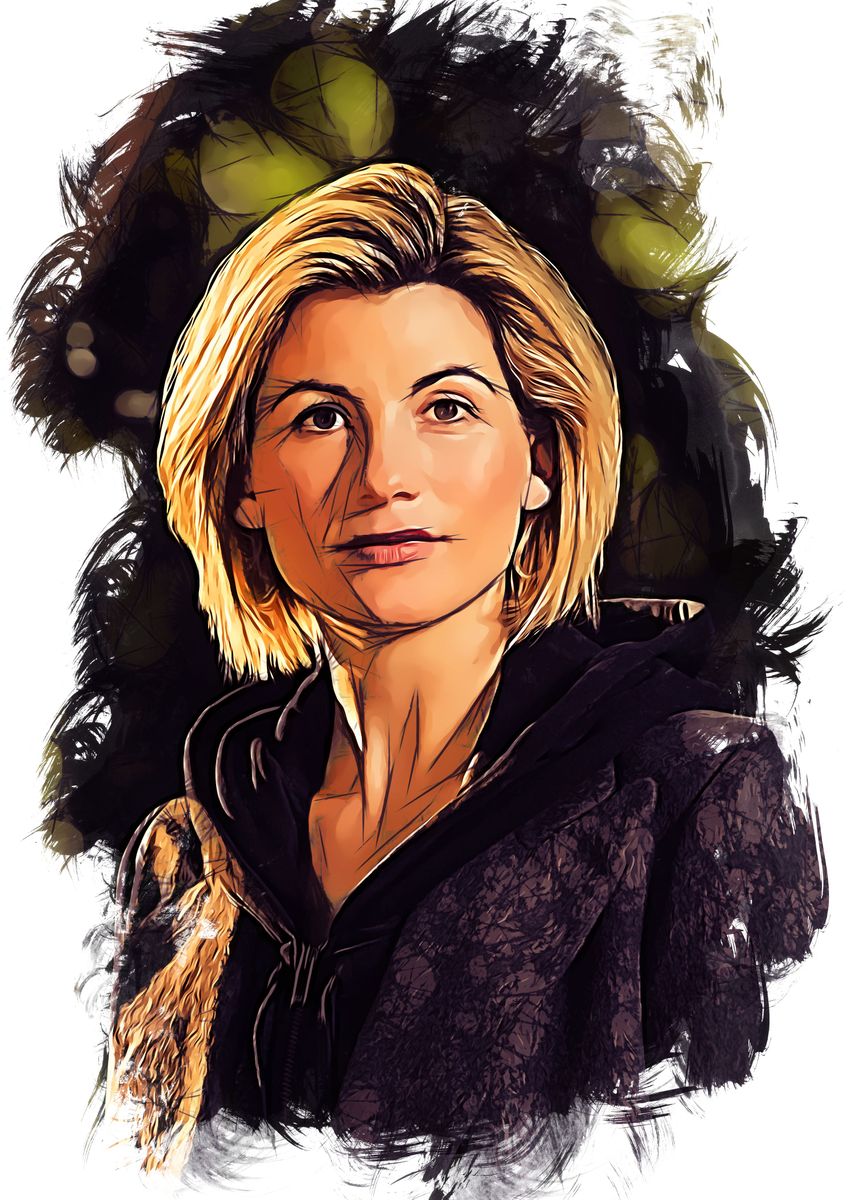 '13th doctor - sketch' Poster, picture, metal print, paint by Apo ...