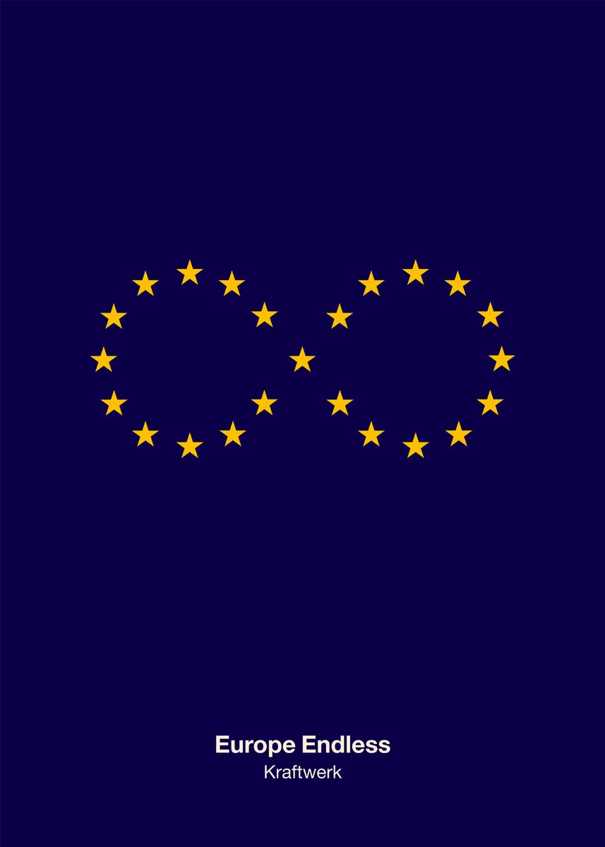 'Europe Endless' Poster, picture, metal print, paint by Viktor Hertz ...