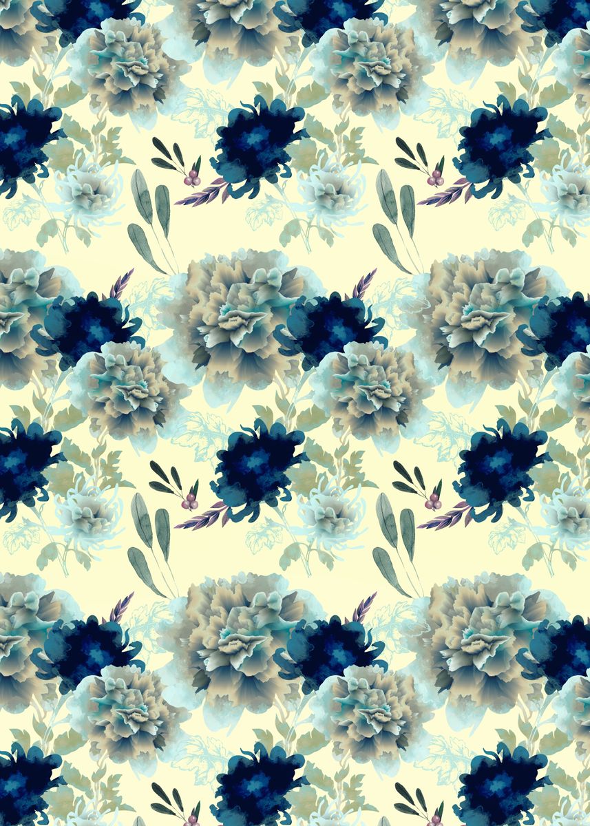 'Blue Mum' Poster, picture, metal print, paint by SpaceFrog Designs ...