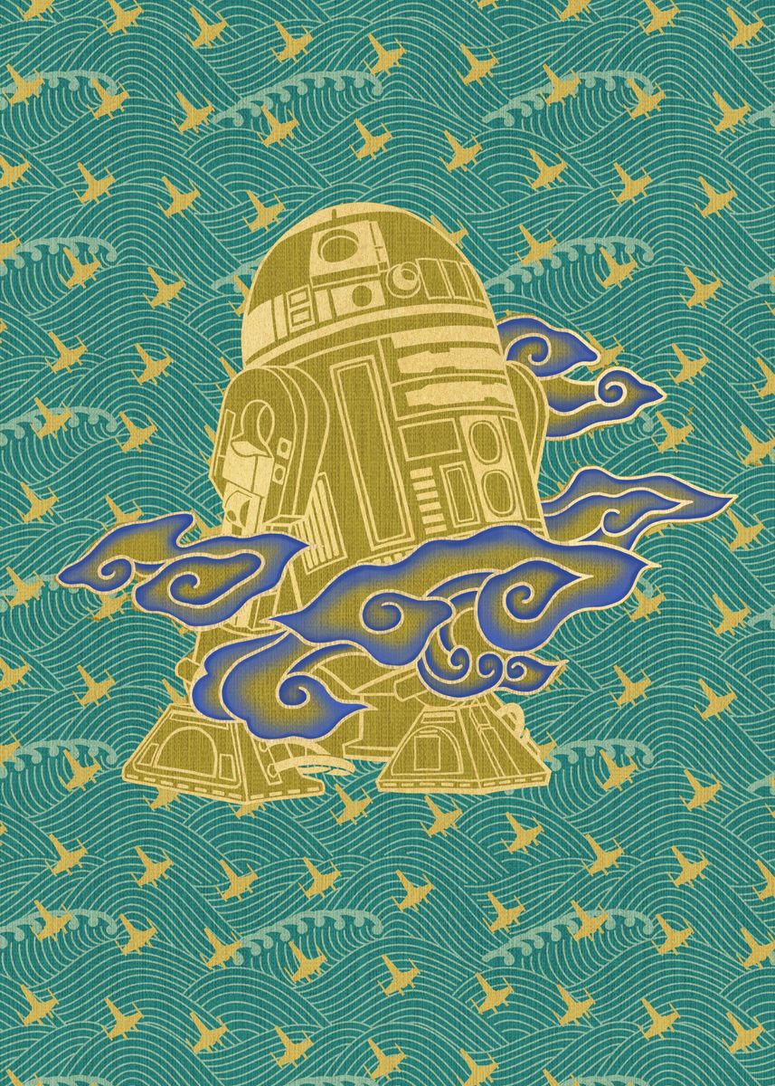 'R2-D2' Poster, picture, metal print, paint by Star Wars | Displate